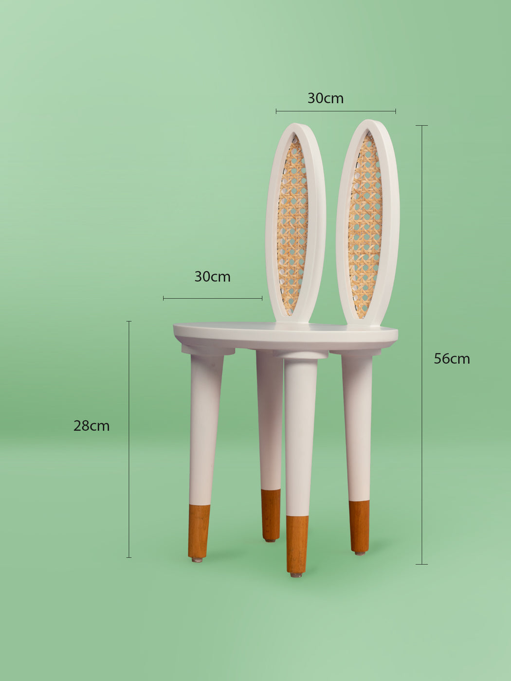 Lola Chair - Playful Chair with Bunny-Ear Backrest — WADDLE AND ROO ...
