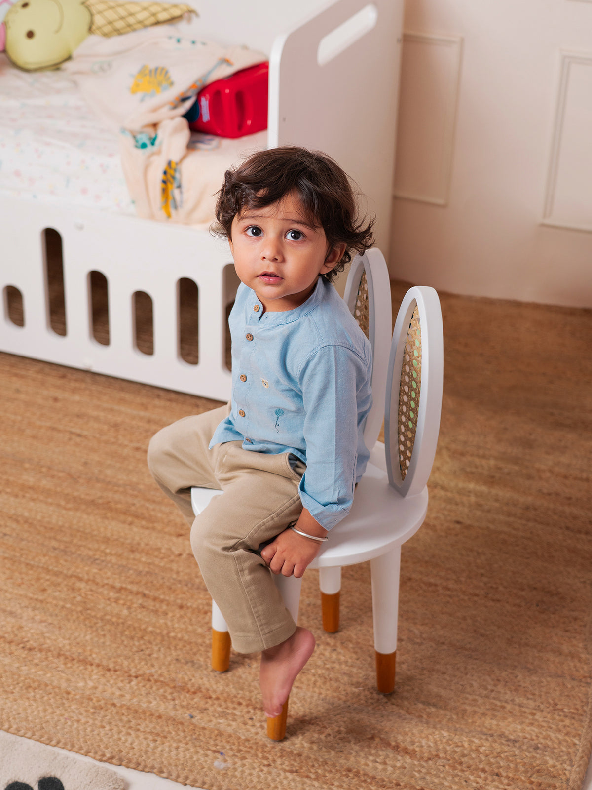 Lola Chair - Playful Chair with Bunny-Ear Backrest — WADDLE AND ROO ...